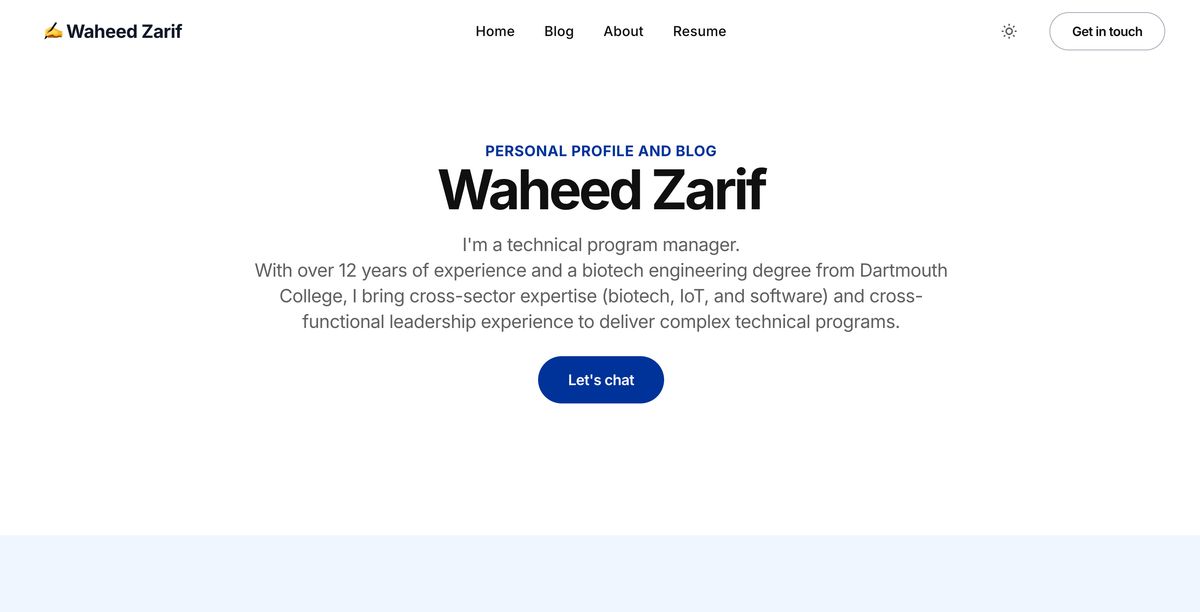 Waheed Zarif — WaheedZarif